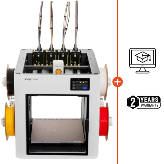 Snapmaker U1 - 4-koppige 3D-printer voor meerdere kleuren & materialen