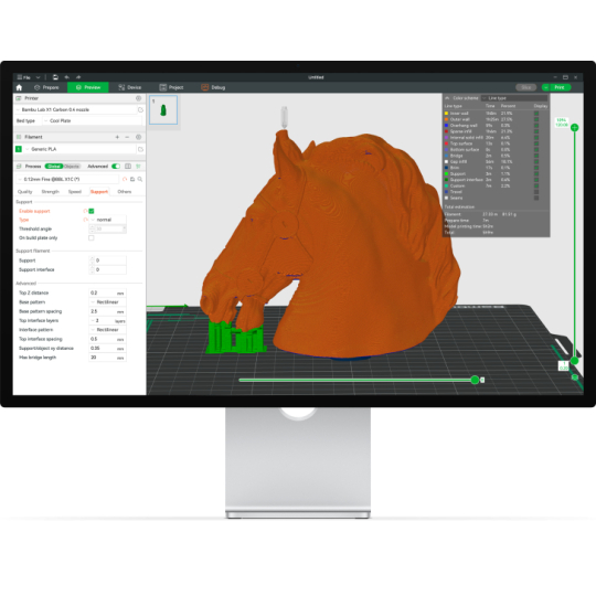 Bambu Studio - Slicer-software Bambu Lab - Polyfab3D